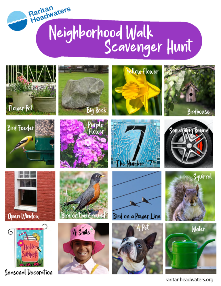 Habitat Scavenger Hunts - Raritan Headwaters